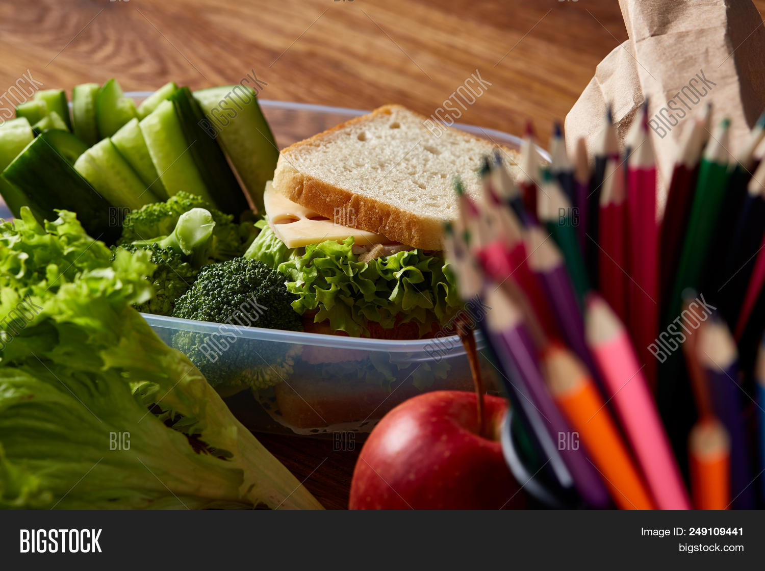 Concept School Lunch Image & Photo (Free Trial) | Bigstock