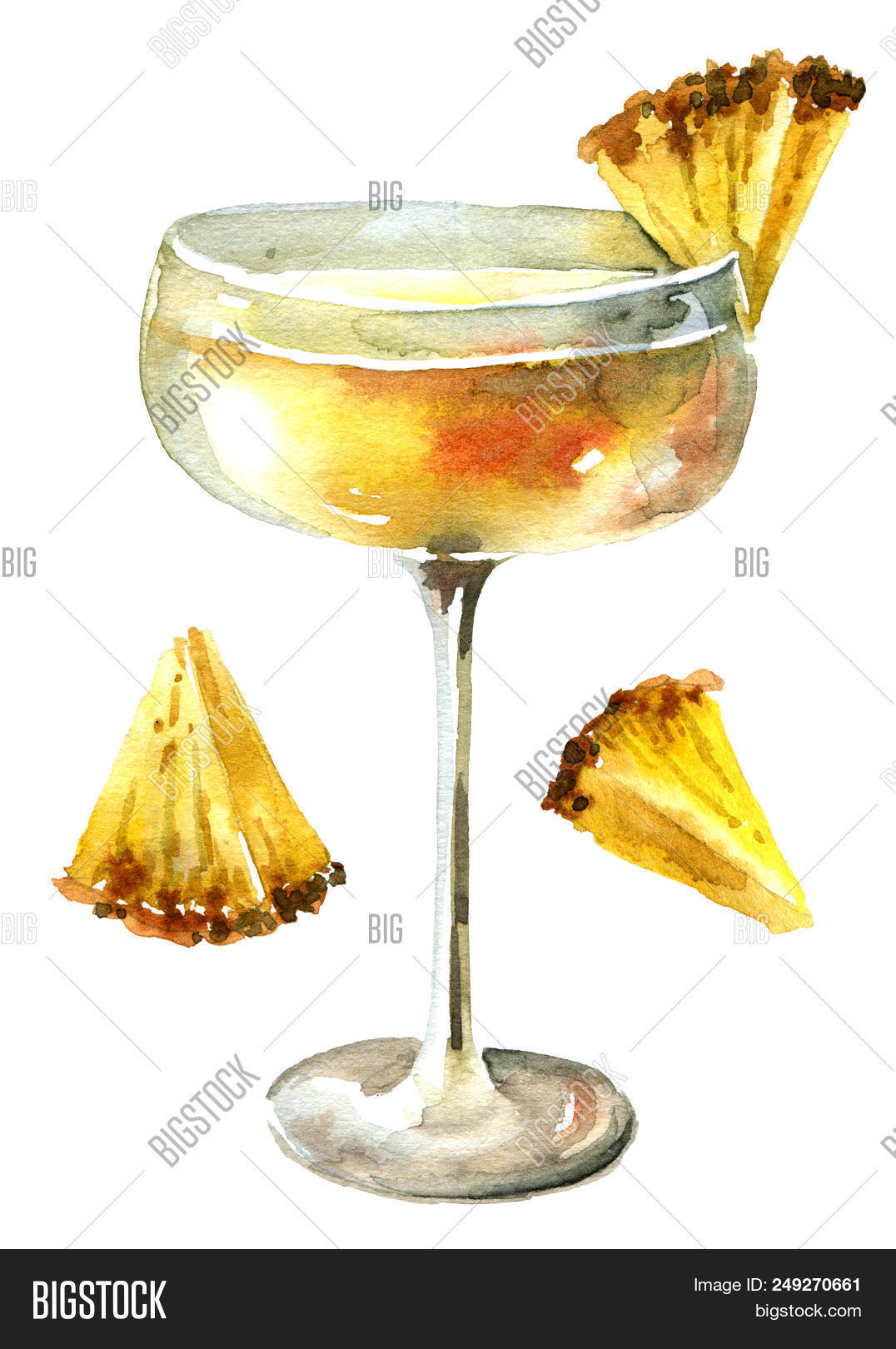 Cocktail Pineapple Image & Photo (Free Trial) | Bigstock