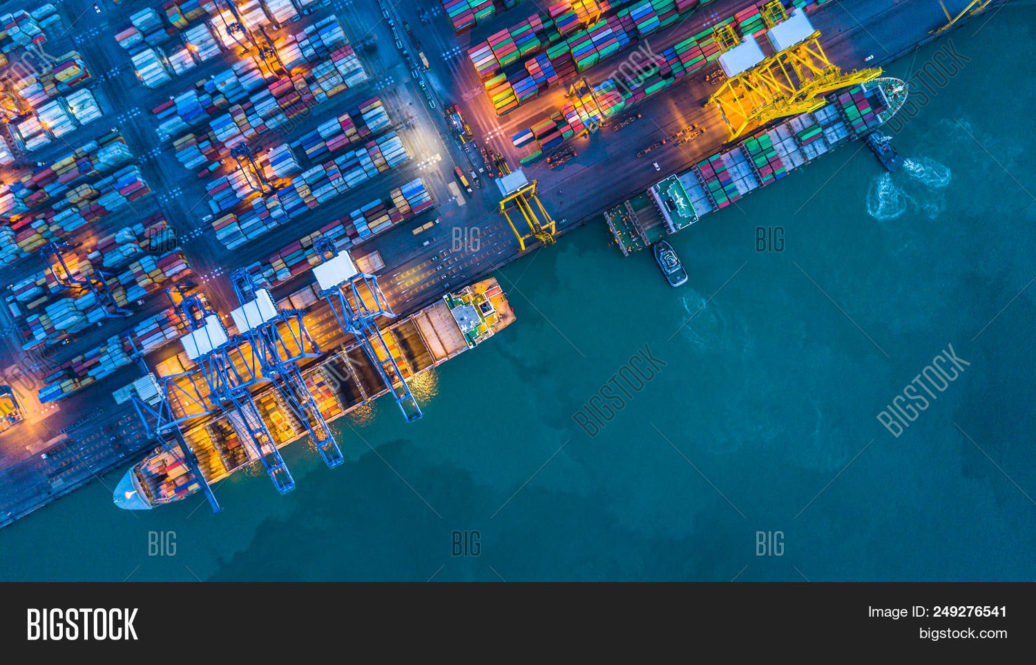 Aerial View Container Image & Photo (Free Trial) | Bigstock