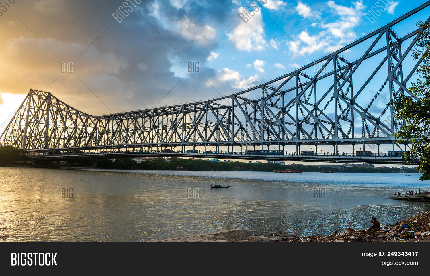 Howrah Bridge Time Image & Photo (Free Trial) | Bigstock