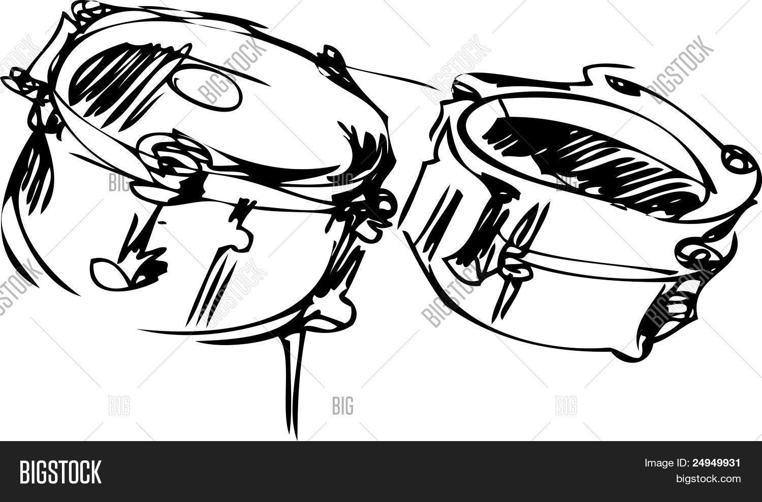Sketch Percussion Vector & Photo (Free Trial) | Bigstock