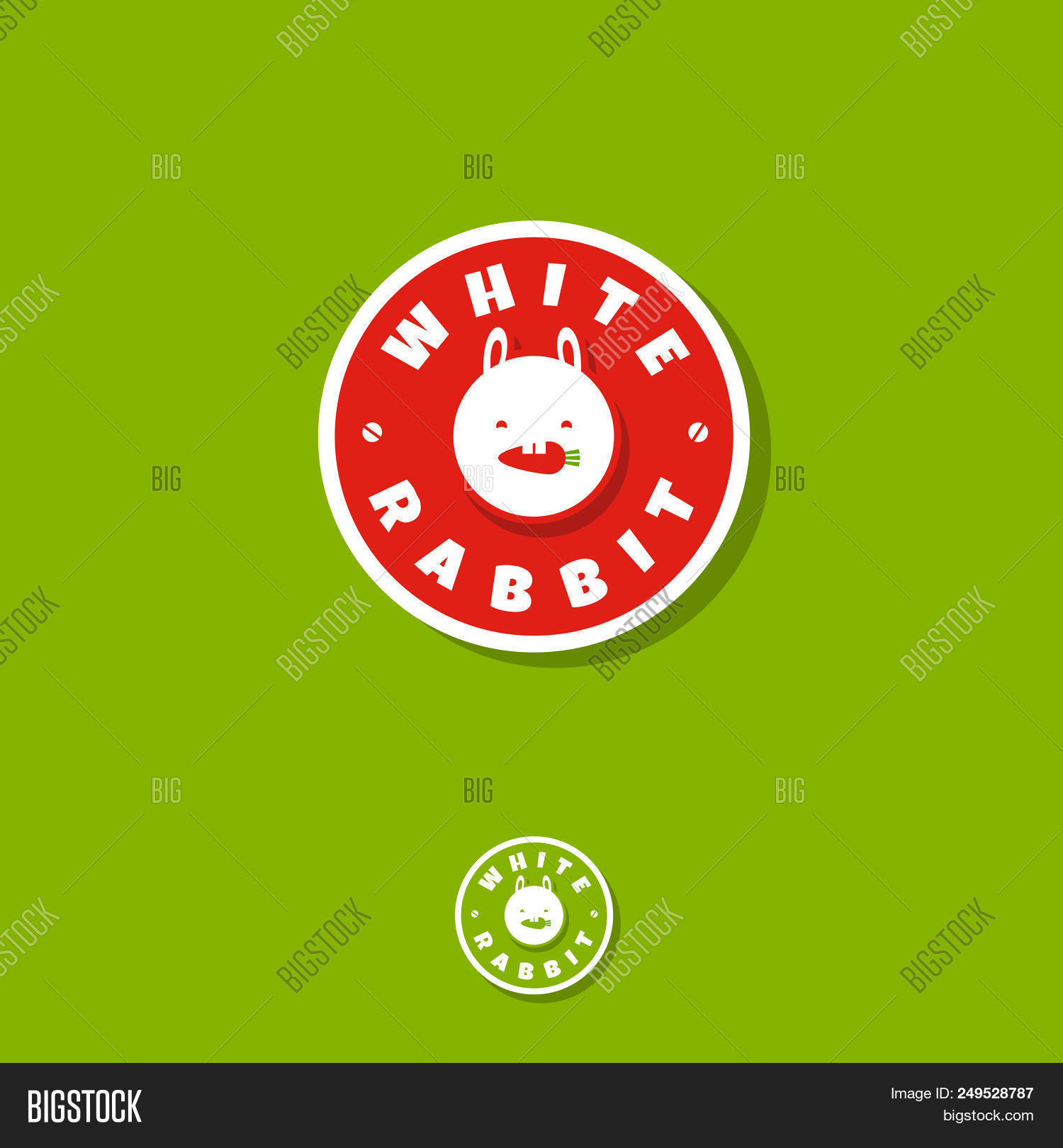 White Rabbit Logo. Vector & Photo (Free Trial) | Bigstock
