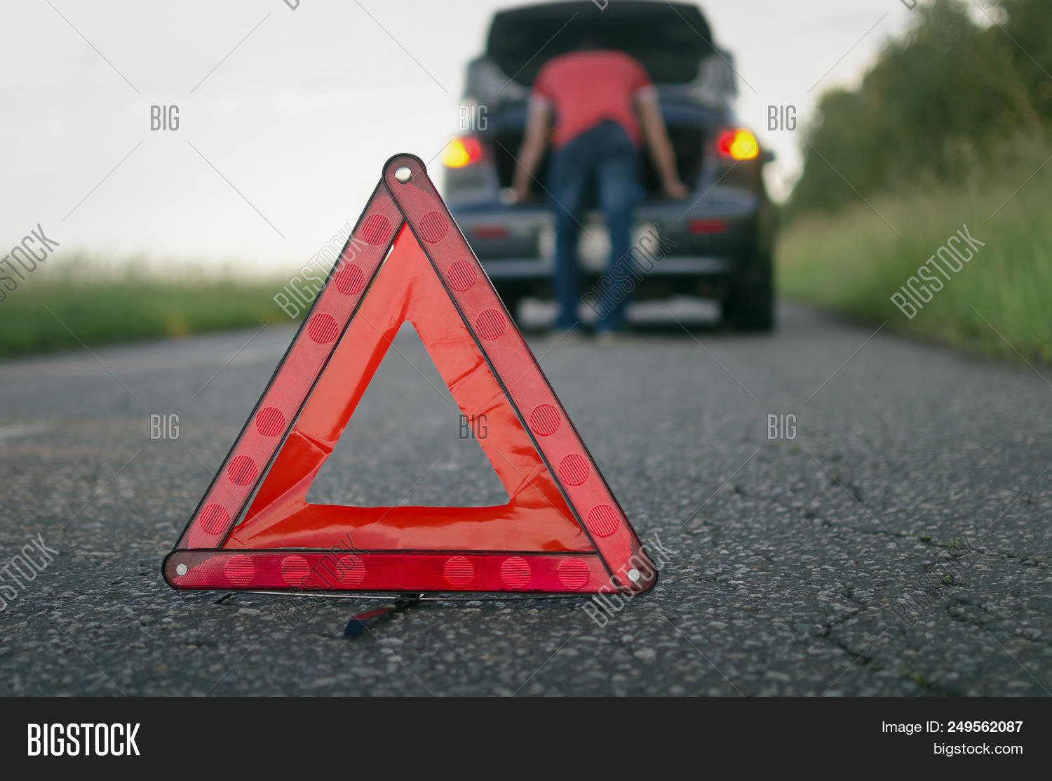 Car Breakdown. Red Image & Photo (Free Trial) | Bigstock
