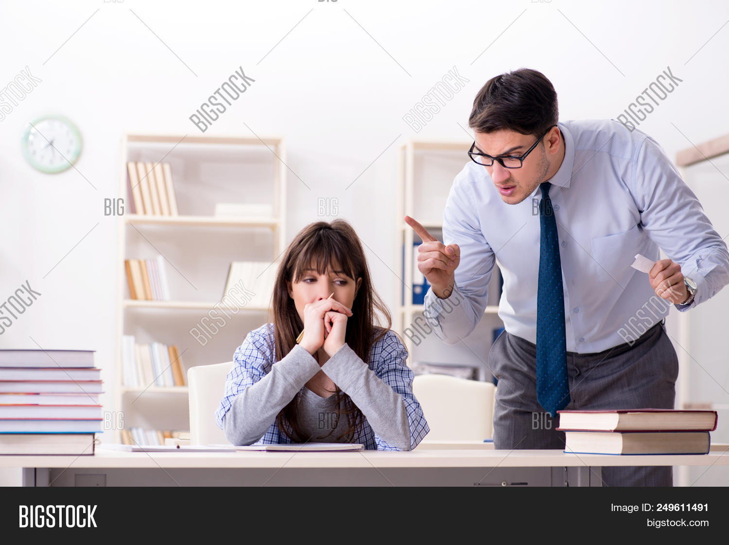 Male Lecturer Giving Image & Photo (Free Trial) | Bigstock