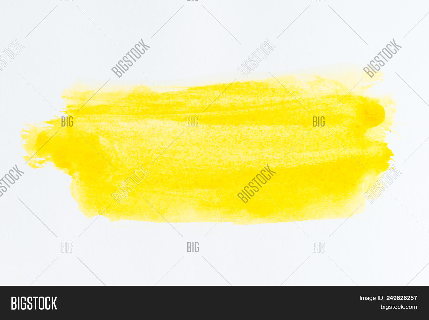 Yellow Brush Stroke Image & Photo (Free Trial) | Bigstock