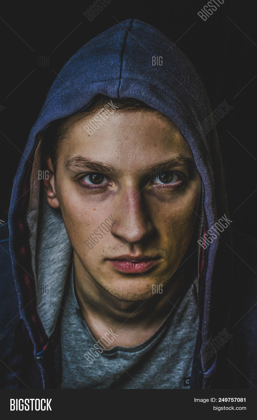 Scary Evil Man Hood Image & Photo (Free Trial) | Bigstock