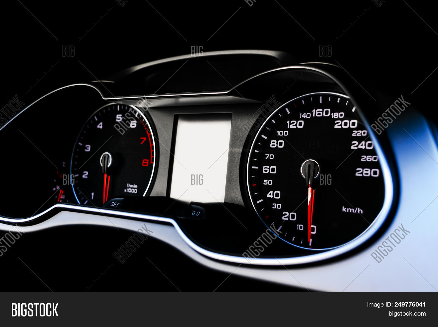 Close Shot Speedometer Image & Photo (Free Trial) | Bigstock