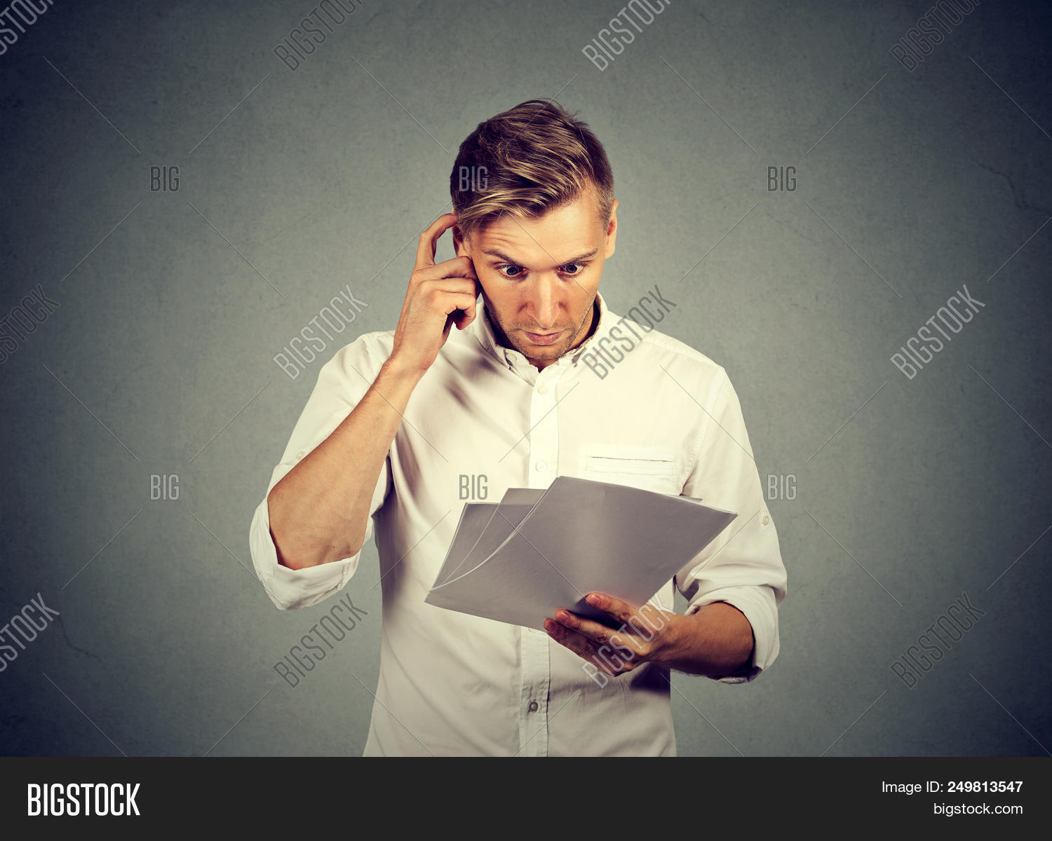 Confused Adult Man Image & Photo (Free Trial) | Bigstock