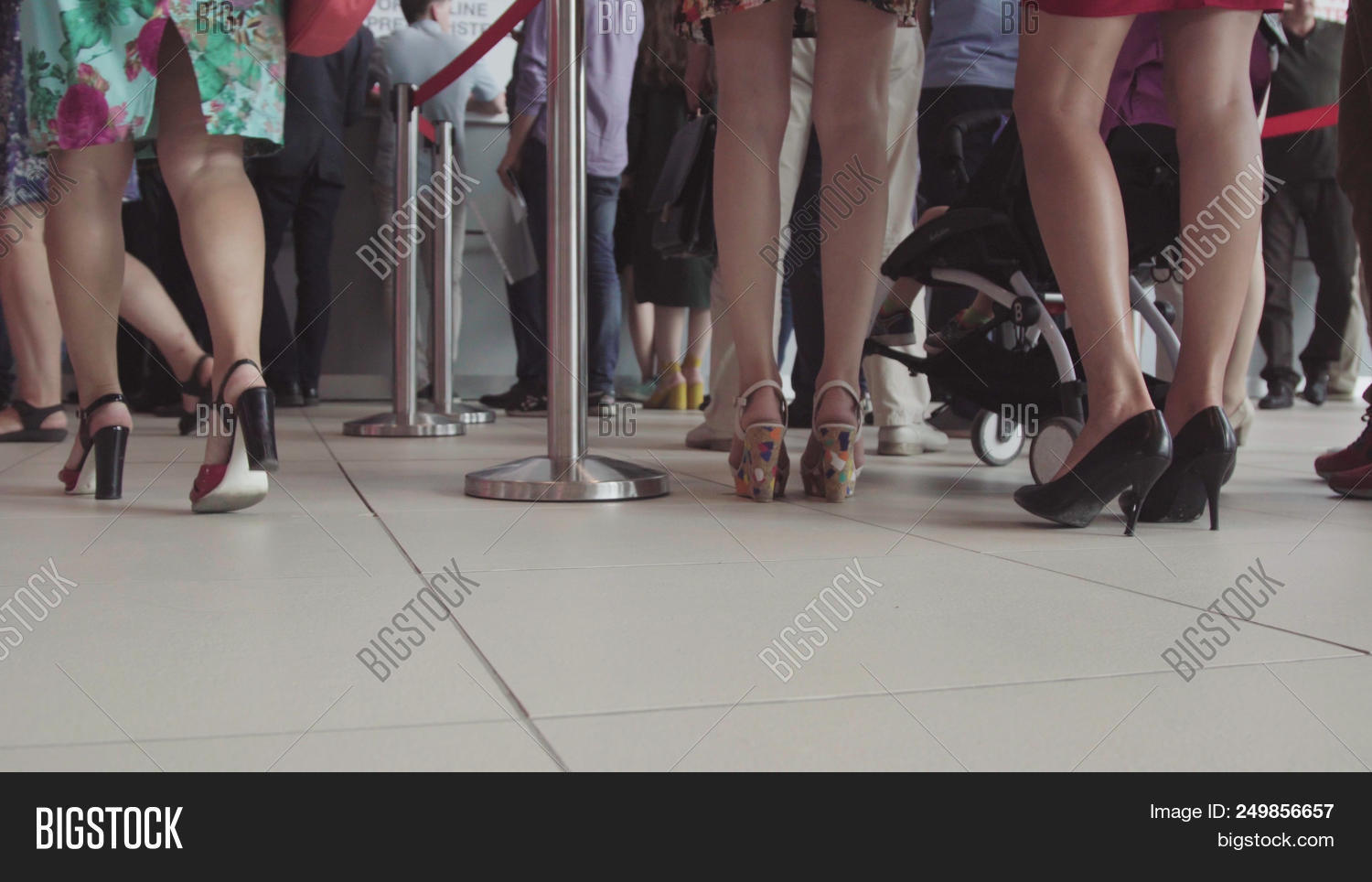 Row People Waiting Image & Photo (Free Trial) | Bigstock