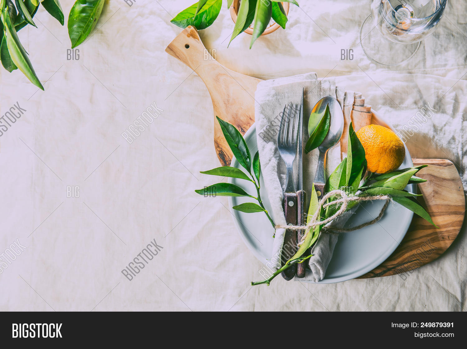 Table Setting White Image & Photo (Free Trial) | Bigstock