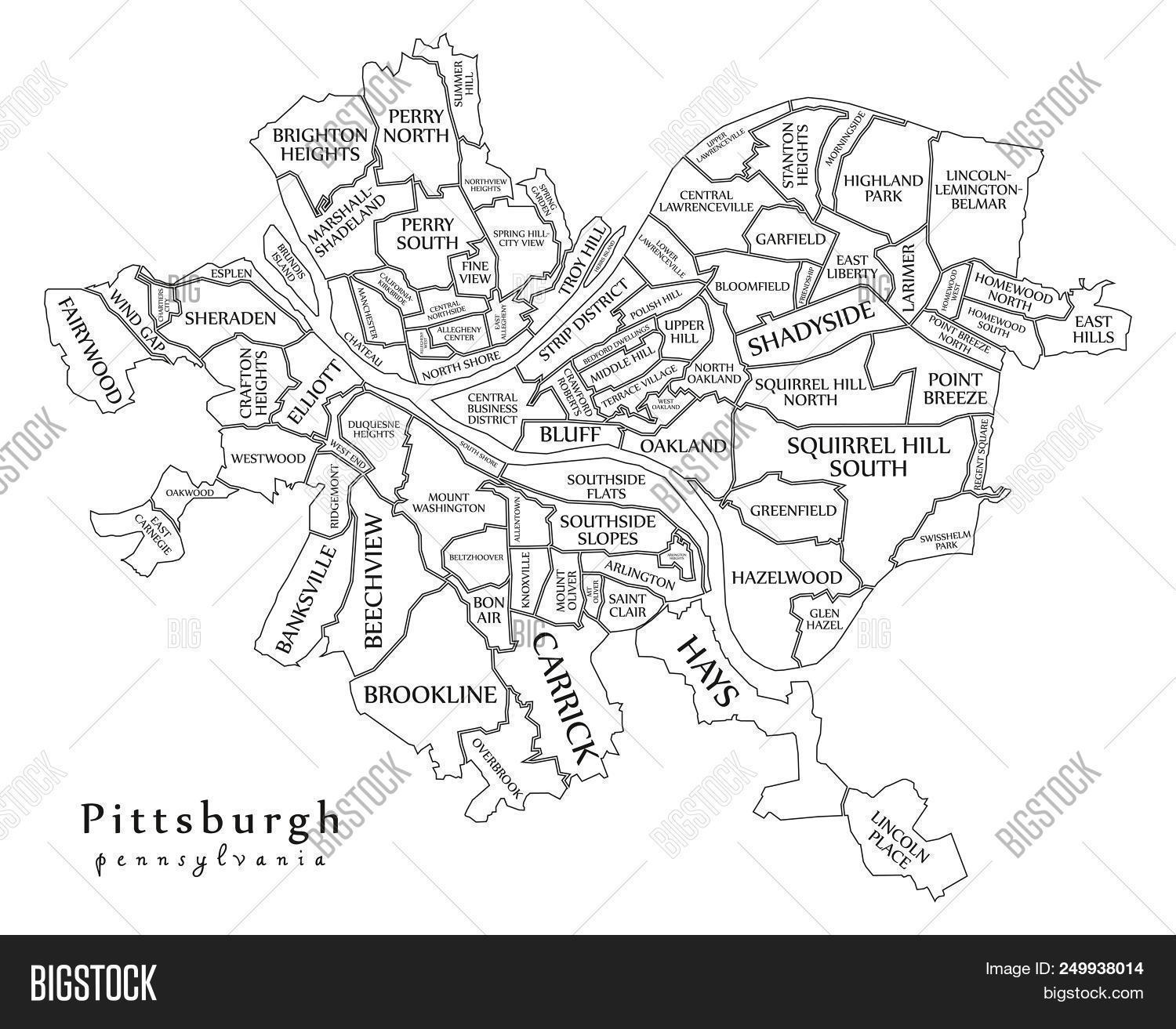 Modern City Map - Image & Photo (Free Trial) | Bigstock