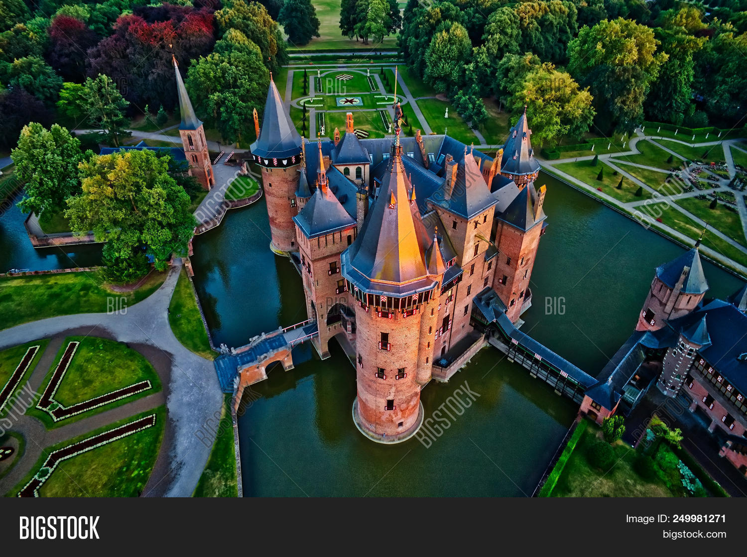 Aerial View Medieval Image & Photo (Free Trial) | Bigstock