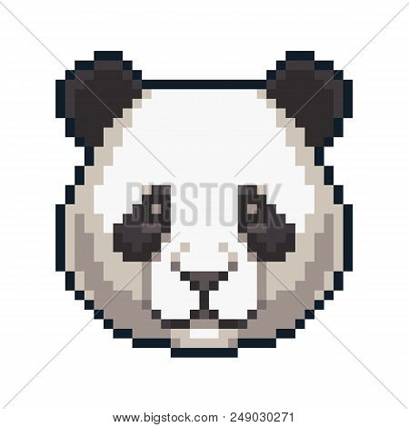 Pixel Art Giant Panda Vector & Photo (Free Trial) | Bigstock