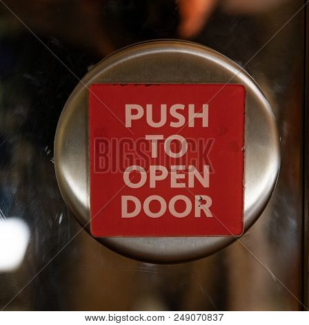 Push Door Images, Illustrations & Vectors (Free) - Bigstock