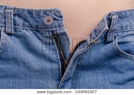 Woman Blue Unbuttoned Image & Photo (Free Trial) | Bigstock