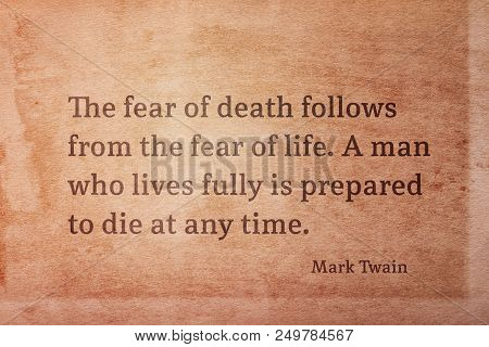 Fear Death Follows Image & Photo (Free Trial) | Bigstock