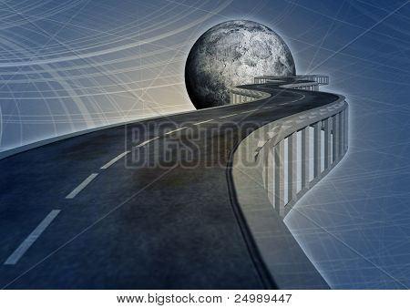Moon Road Images, Illustrations & Vectors (Free) - Bigstock
