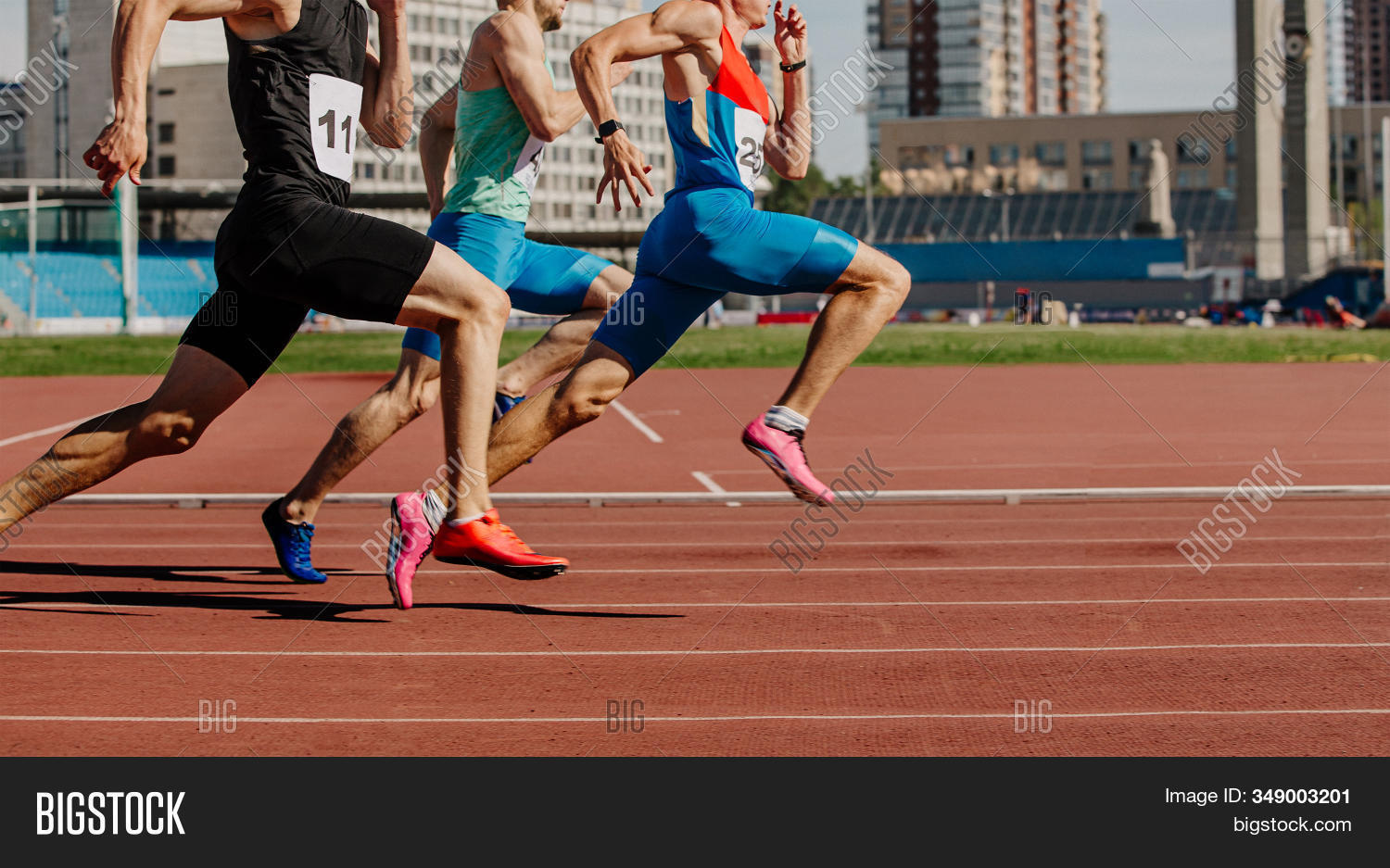 Men Sprinters Run On Image & Photo (Free Trial) | Bigstock