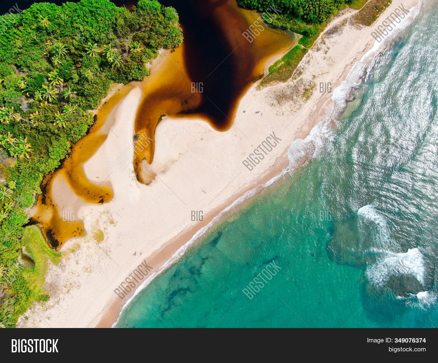 Aerial Top View River Image & Photo (Free Trial) | Bigstock