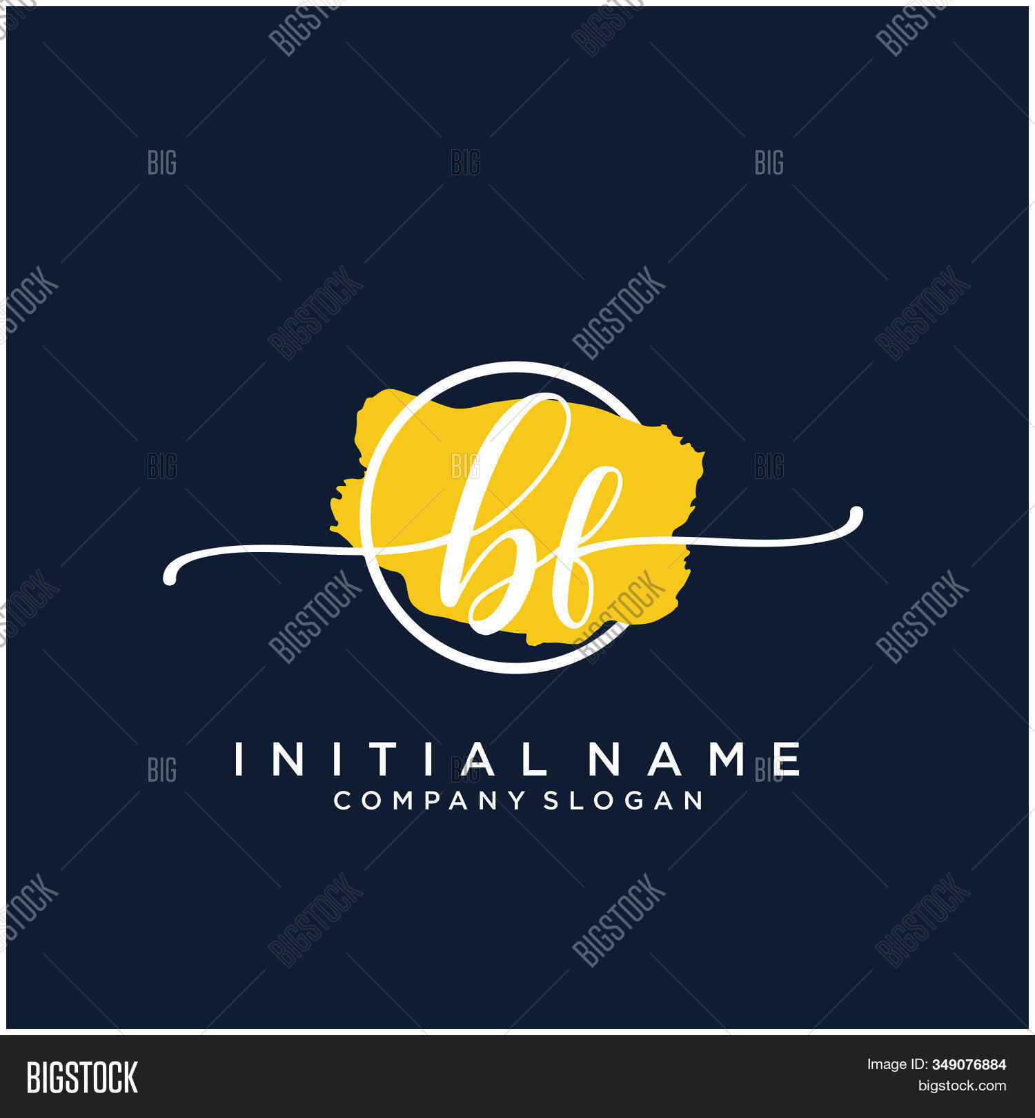Bf Initial Vector & Photo (Free Trial) | Bigstock
