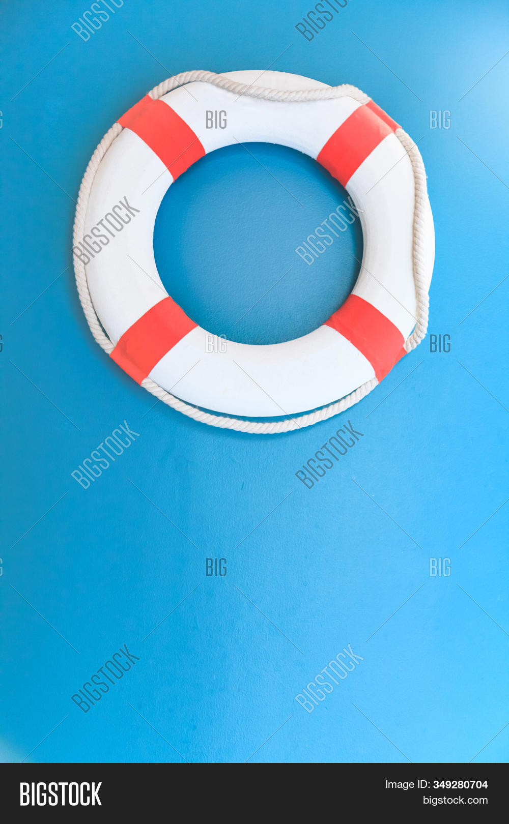 Bright Life Buoy Blue Image & Photo (Free Trial) | Bigstock