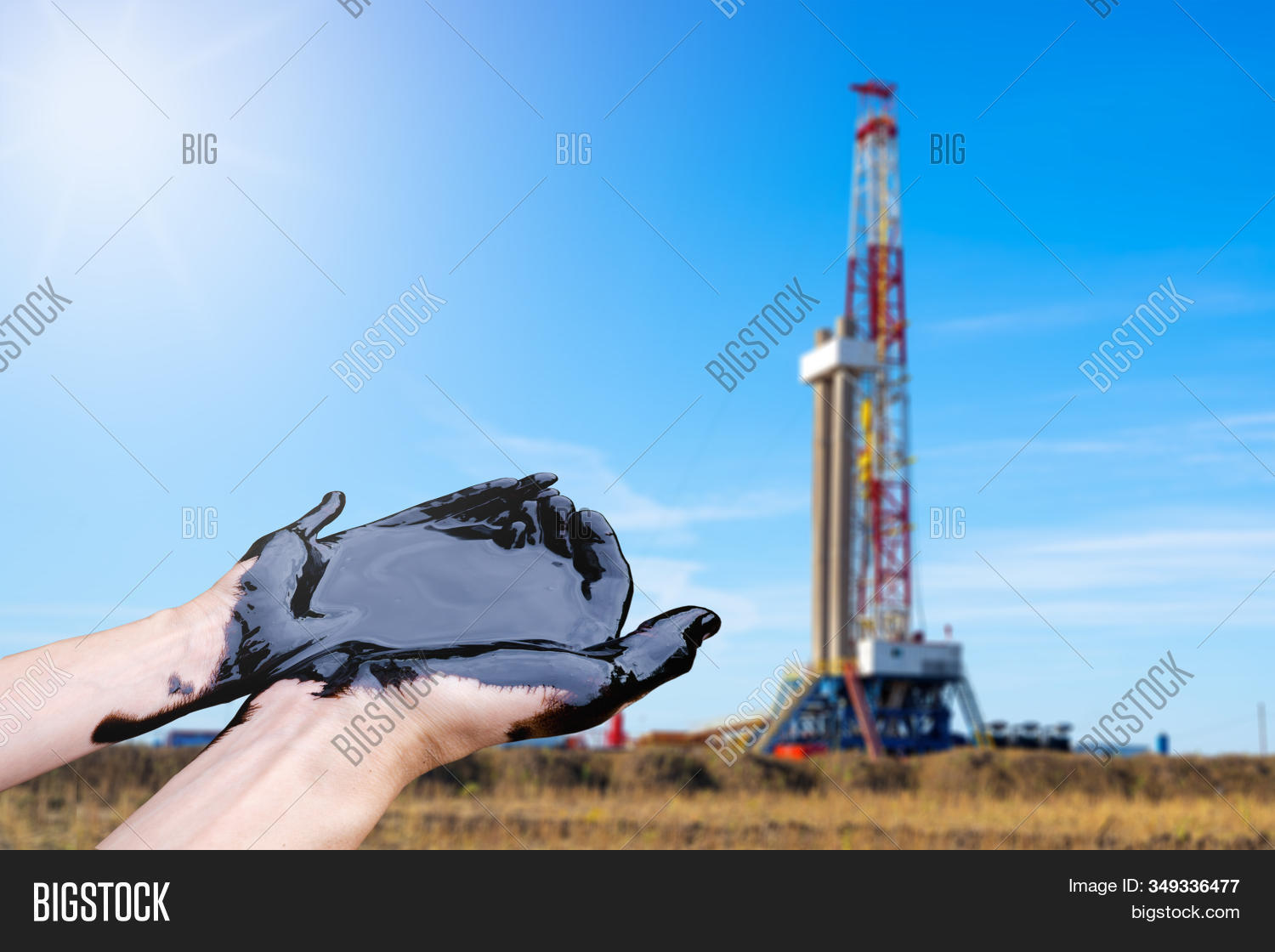 Oil Gas Drilling Rig. Image & Photo (Free Trial) | Bigstock