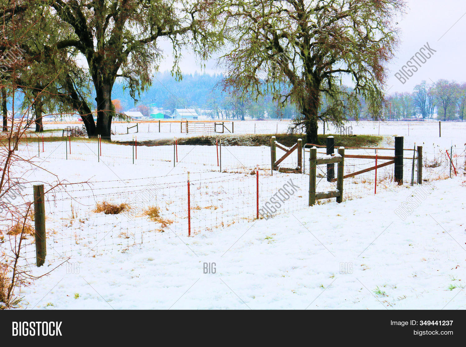 Snow Blanketing Ranch Image & Photo (Free Trial) | Bigstock