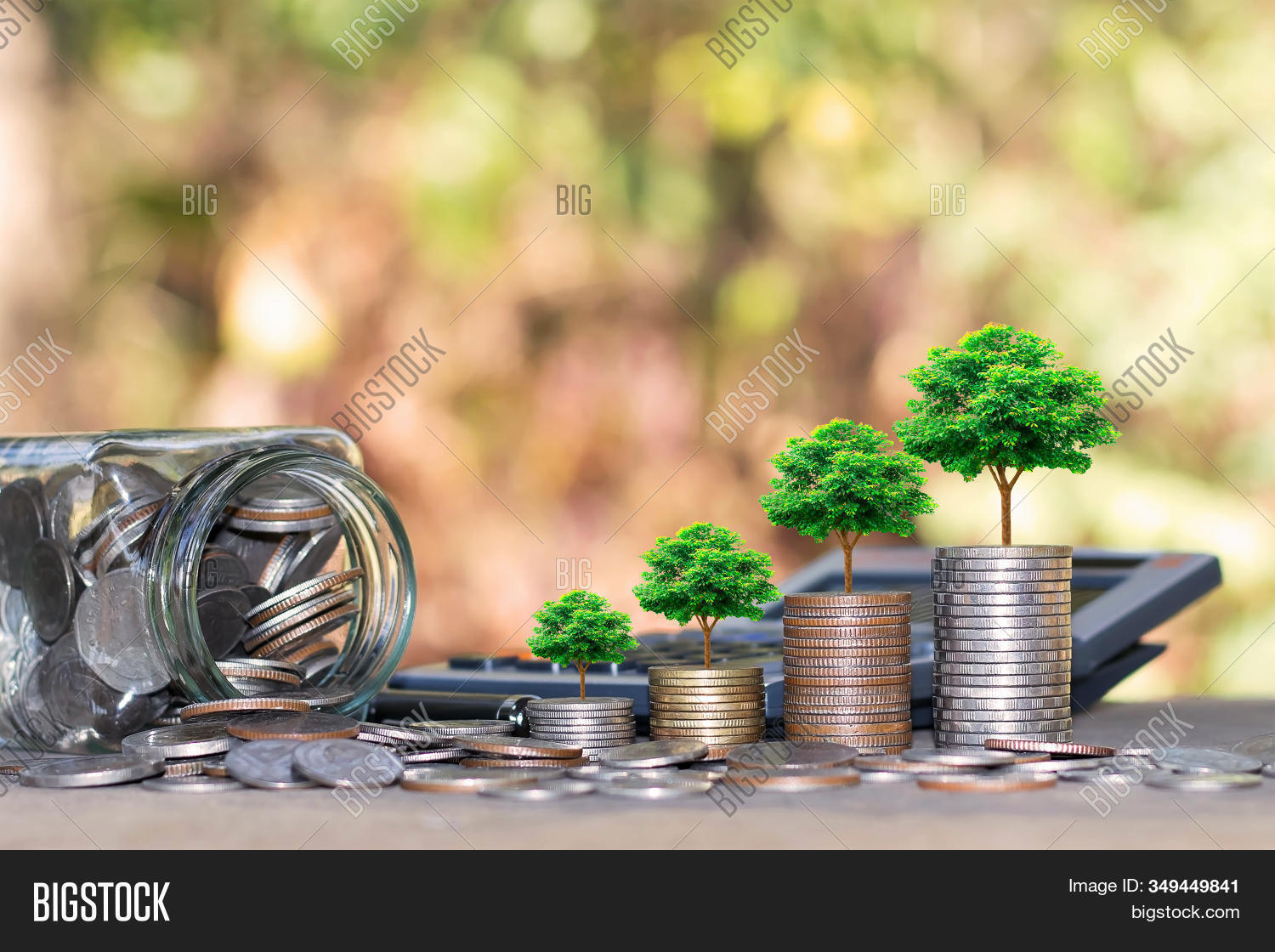 Plant Trees On Coins Image & Photo (Free Trial) | Bigstock