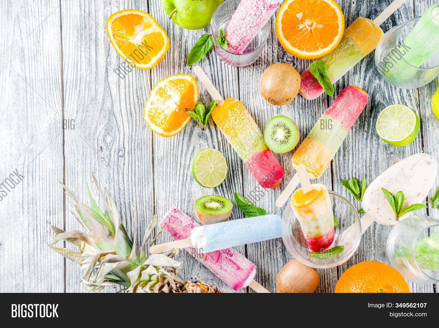 Colorful Fruit Ice Image & Photo (Free Trial) | Bigstock