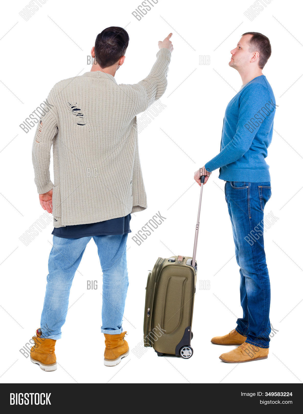 Back View Two Man Image & Photo (Free Trial) | Bigstock
