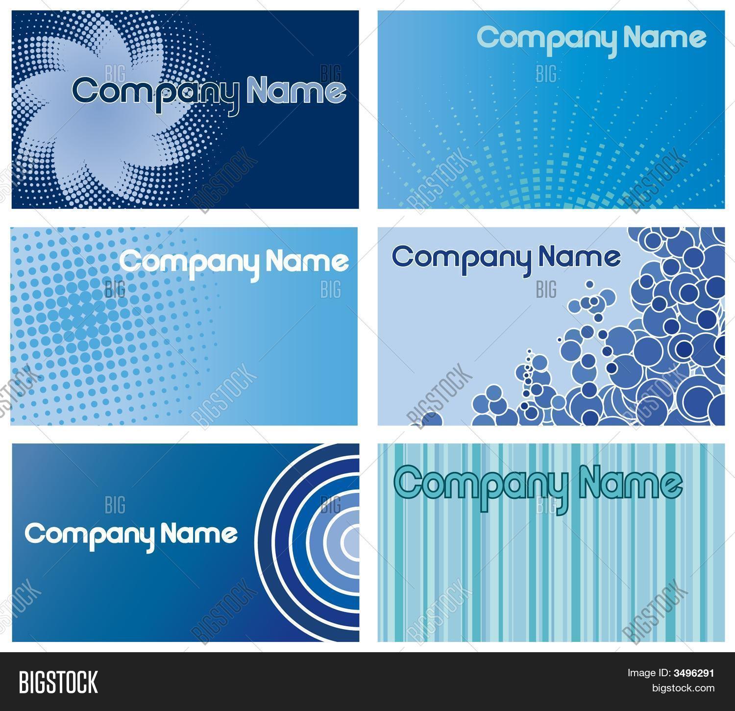 Blue Business Card Image & Photo (Free Trial) | Bigstock