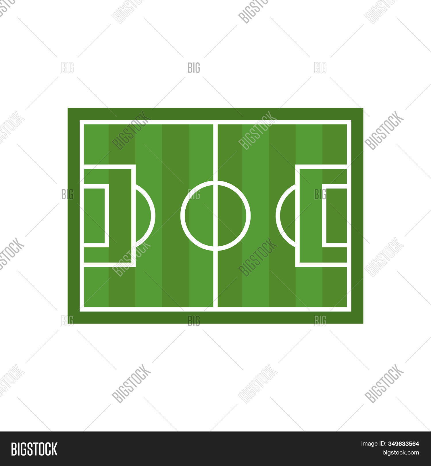 Football Field Icon Vector & Photo (Free Trial) | Bigstock
