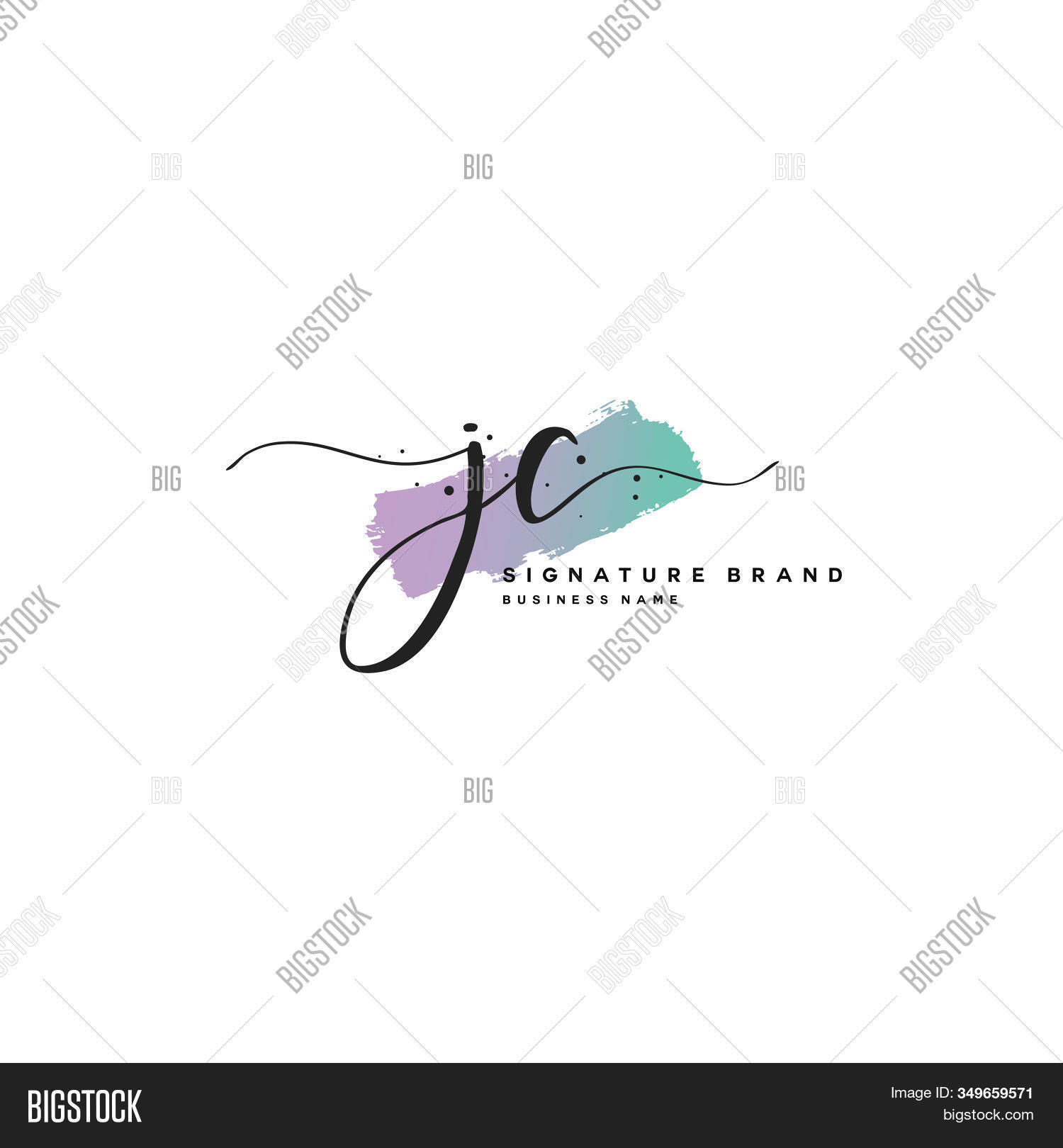 J C Jc Initial Letter Vector & Photo (Free Trial) | Bigstock