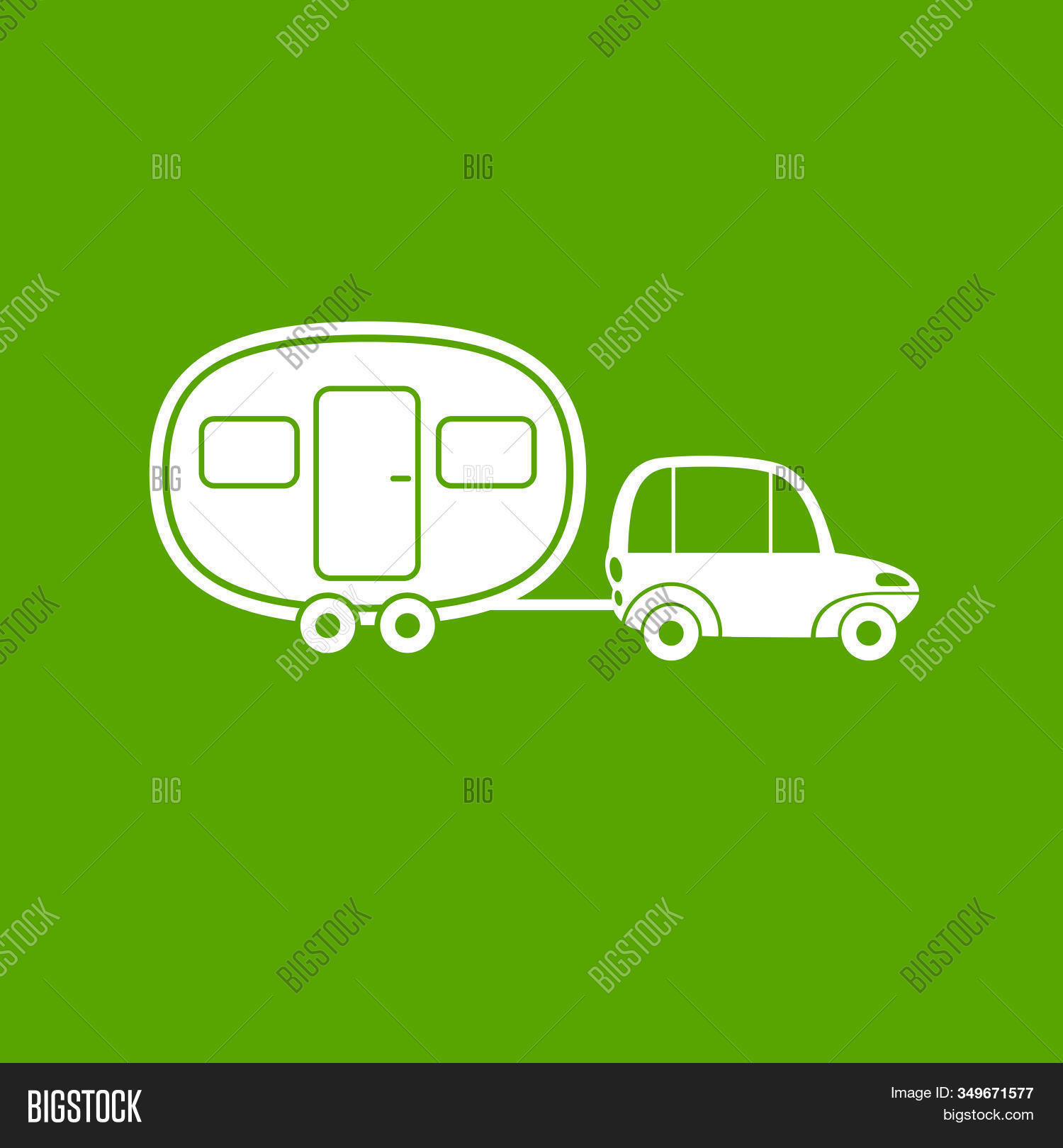 Camper Icon. House On Vector & Photo (Free Trial) | Bigstock