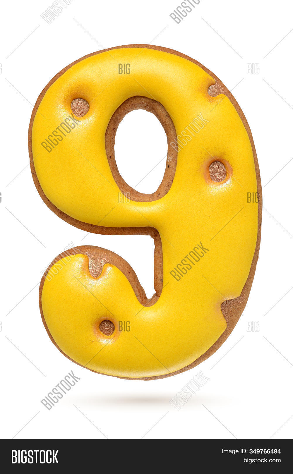Number 9 Yellow Image & Photo (Free Trial) | Bigstock