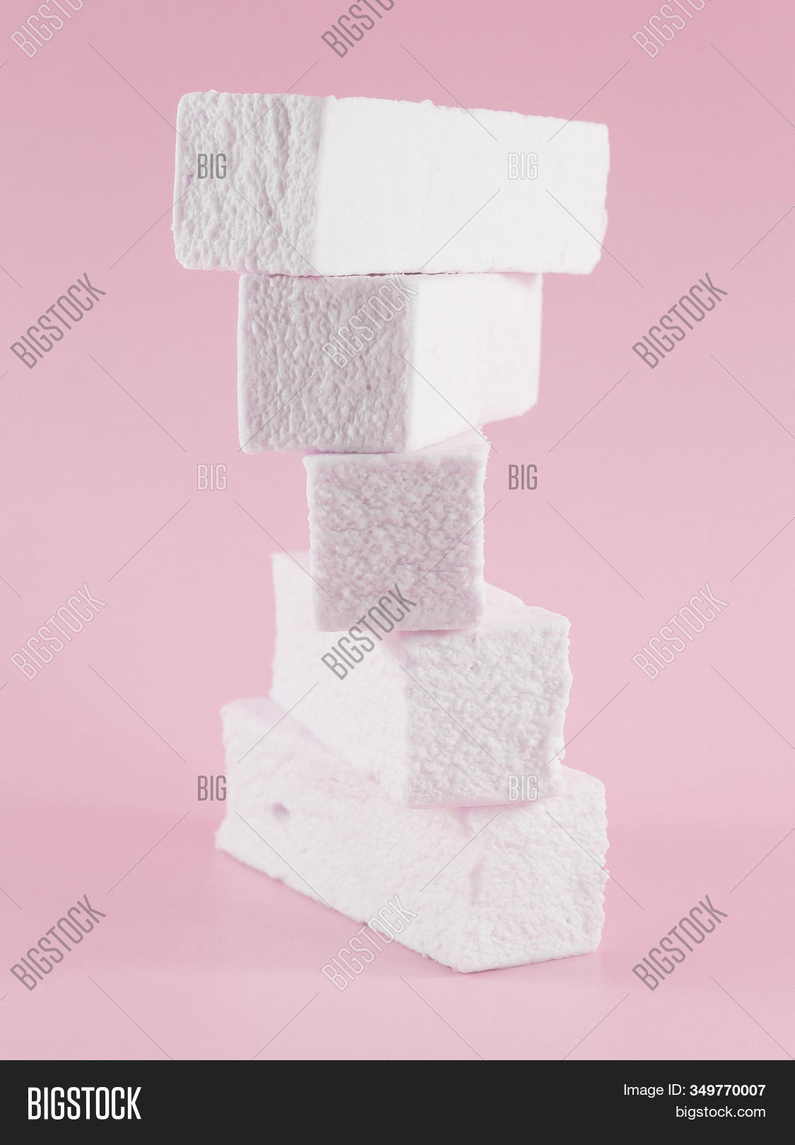 Sweet Pink Marshmallow Image & Photo (Free Trial) | Bigstock