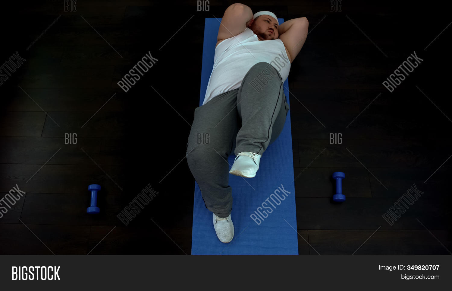 Hardworking Fat Man Image & Photo (Free Trial) | Bigstock