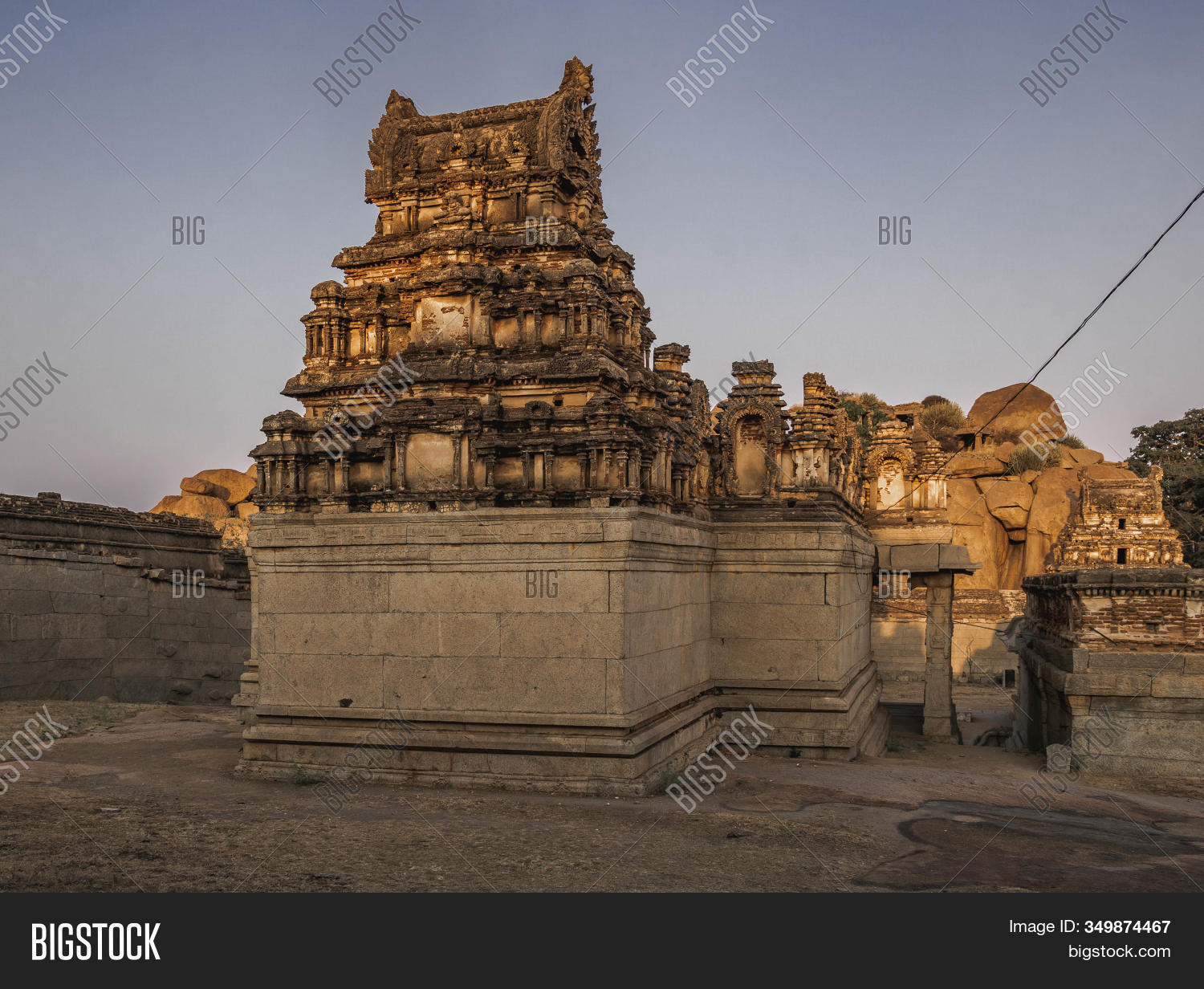 Vijayanagara Ruins Image & Photo (Free Trial) | Bigstock