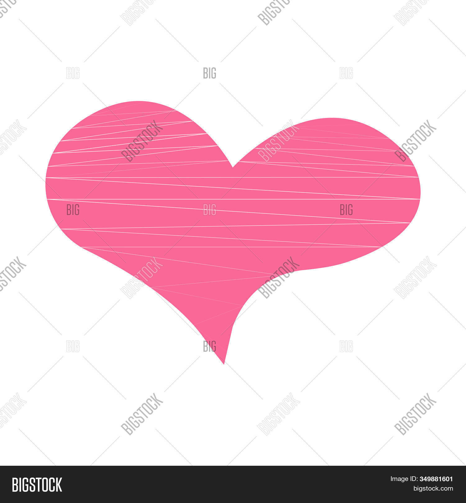 Vector Heart Outline Vector & Photo (Free Trial) | Bigstock