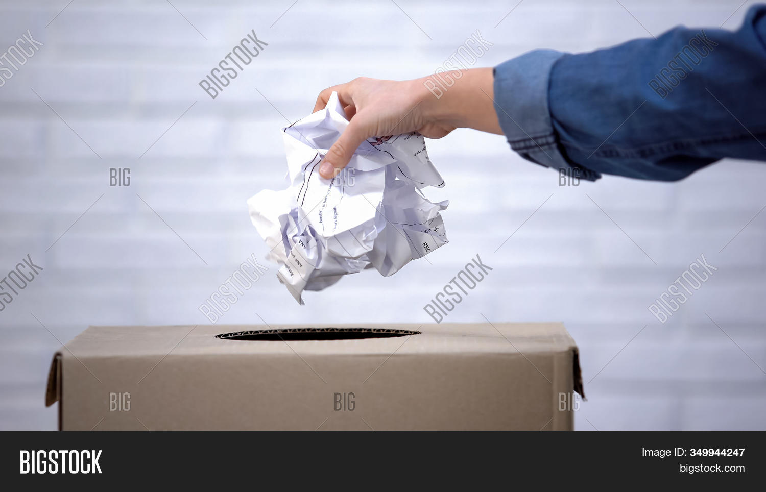 Hand Throwing Paper Image & Photo (Free Trial) | Bigstock