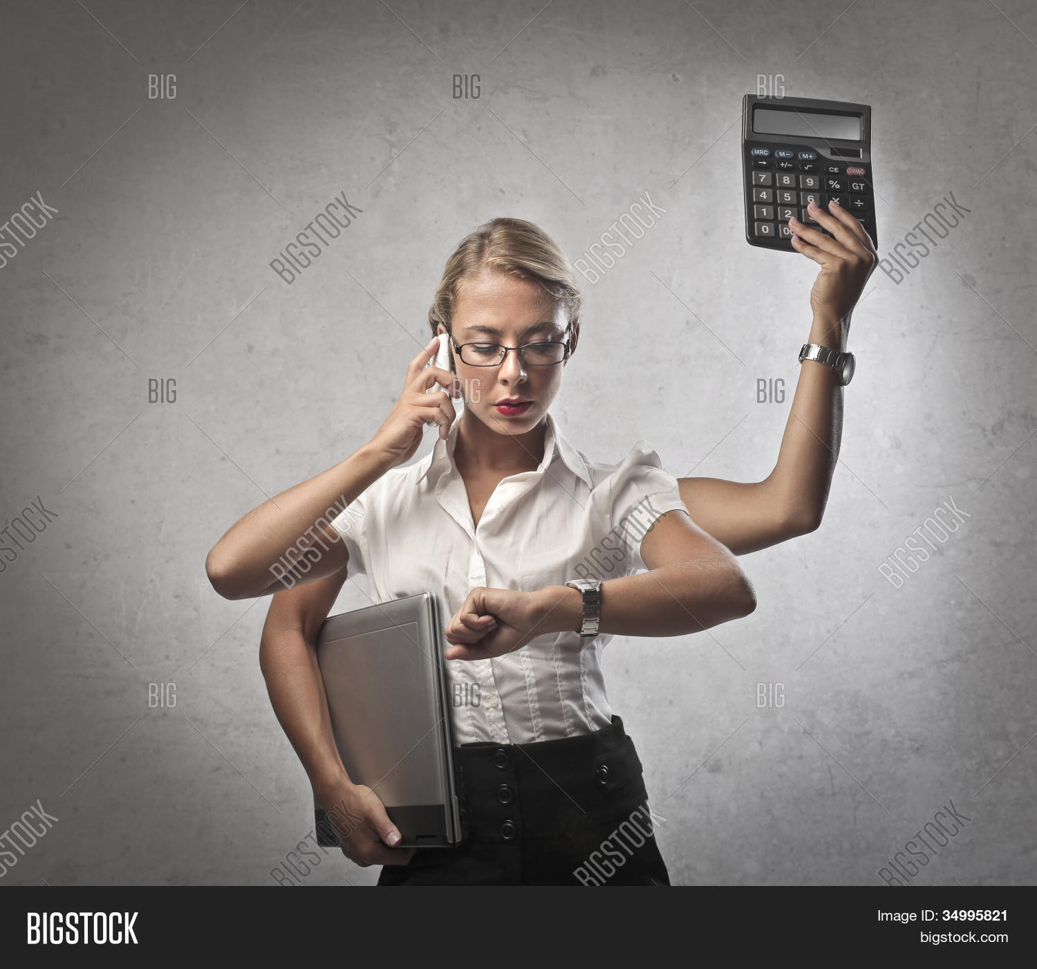 Multitasking Young Image & Photo (Free Trial) | Bigstock