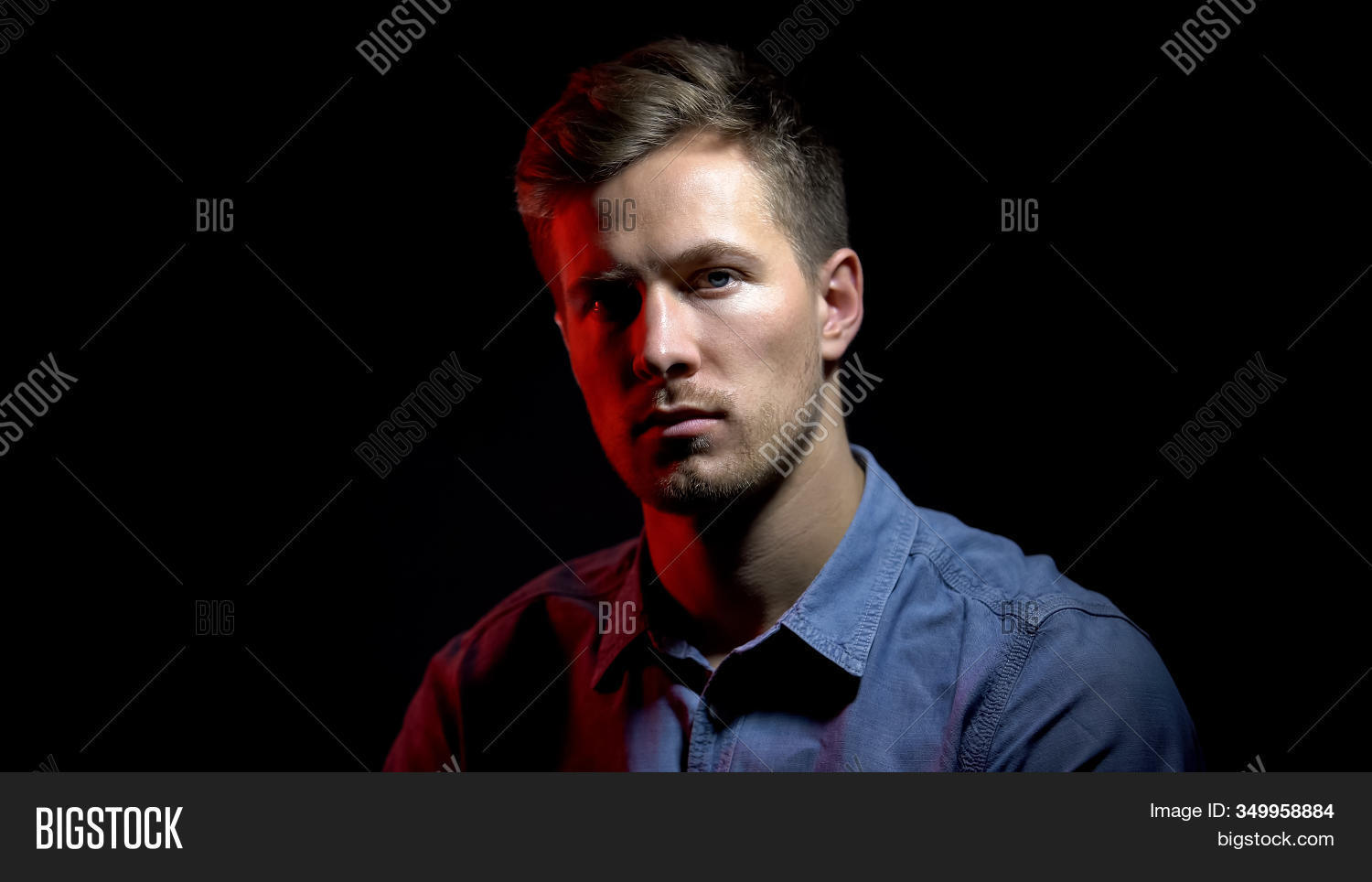 Pensive Male Under Image & Photo (Free Trial) | Bigstock