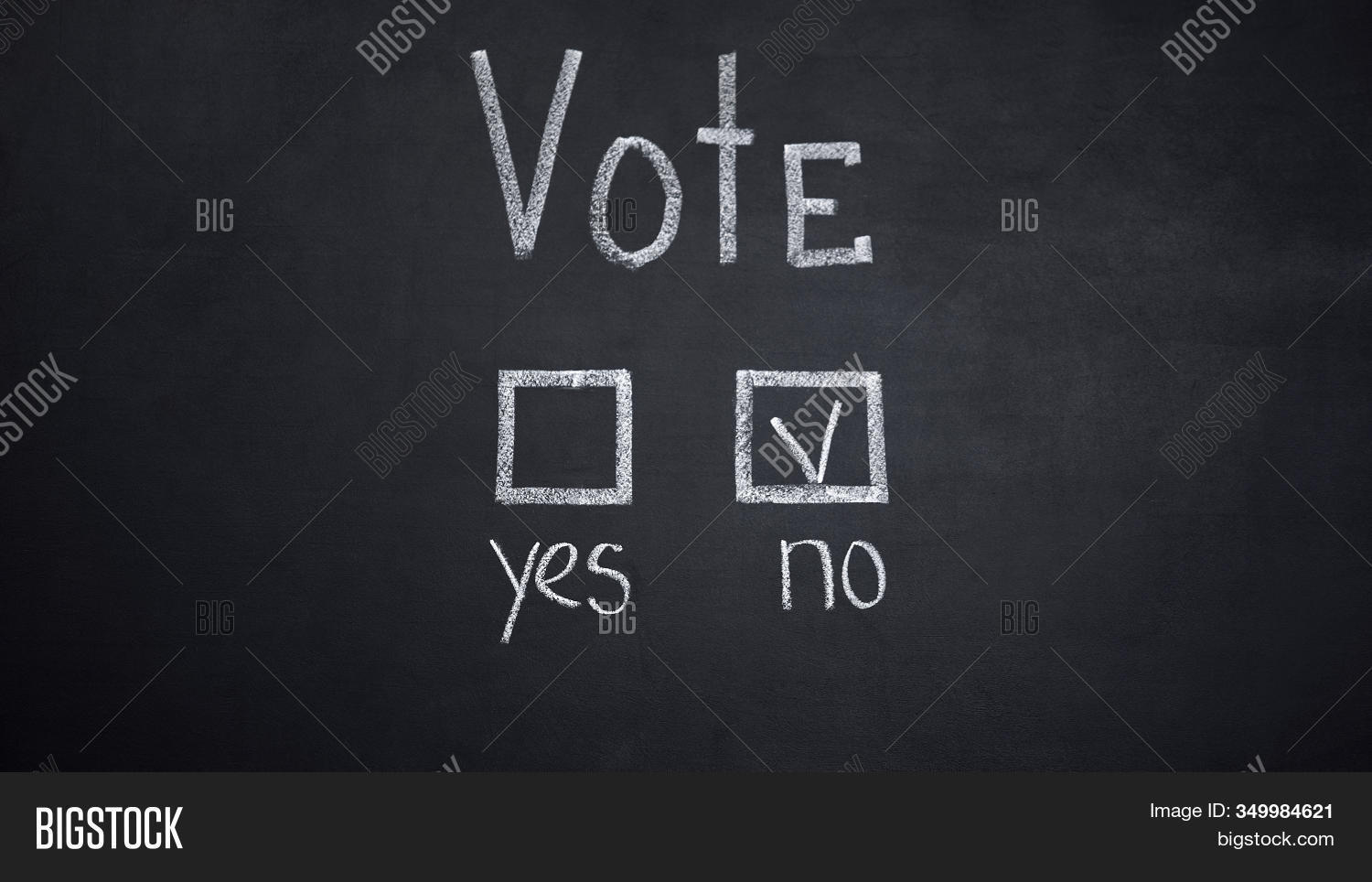 No Answer Marked Vote Image & Photo (Free Trial) | Bigstock