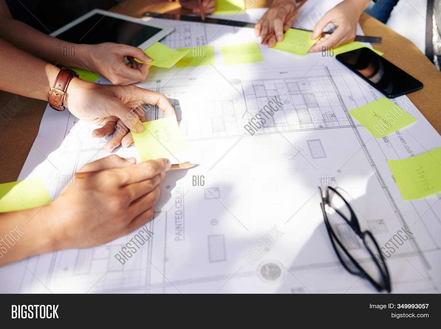 Team Engineers Writing Image & Photo (Free Trial) | Bigstock
