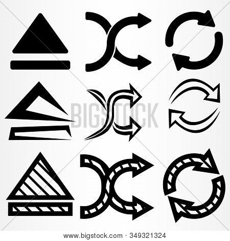 Set Nine Icons. Icons Vector & Photo (Free Trial) | Bigstock