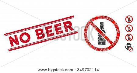 Mosaic No Beer Bottle Vector & Photo (Free Trial) | Bigstock