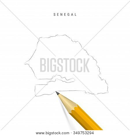Senegal Freehand Vector & Photo (Free Trial) | Bigstock