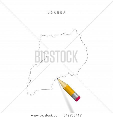Uganda Freehand Vector & Photo (Free Trial) | Bigstock