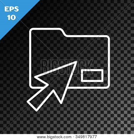 White Line Cursor Vector & Photo (Free Trial) | Bigstock