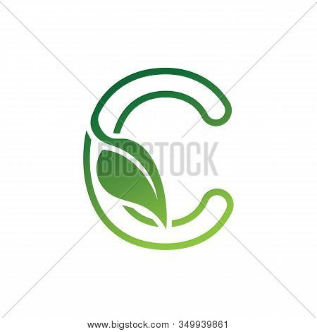 C Letter Leaf Logo Vector & Photo (Free Trial) | Bigstock